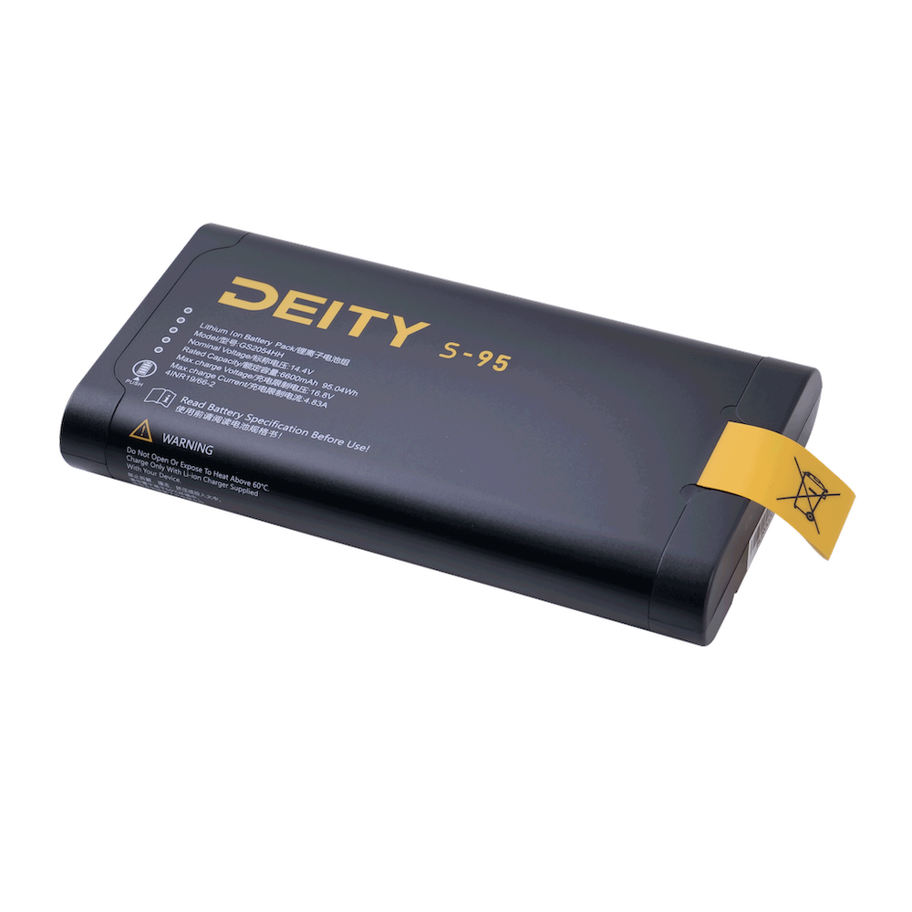 Deity S-95 Smart Battery 95Wh | 14.4V Panasonic Cells – Apertured